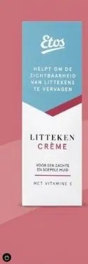 Etos litteken creme 25 gram per stuk aanbieding bij Etos