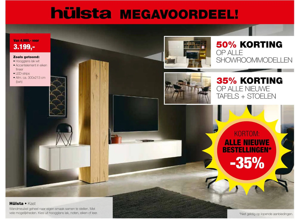 Hülsta • kast aanbieding bij Sijben