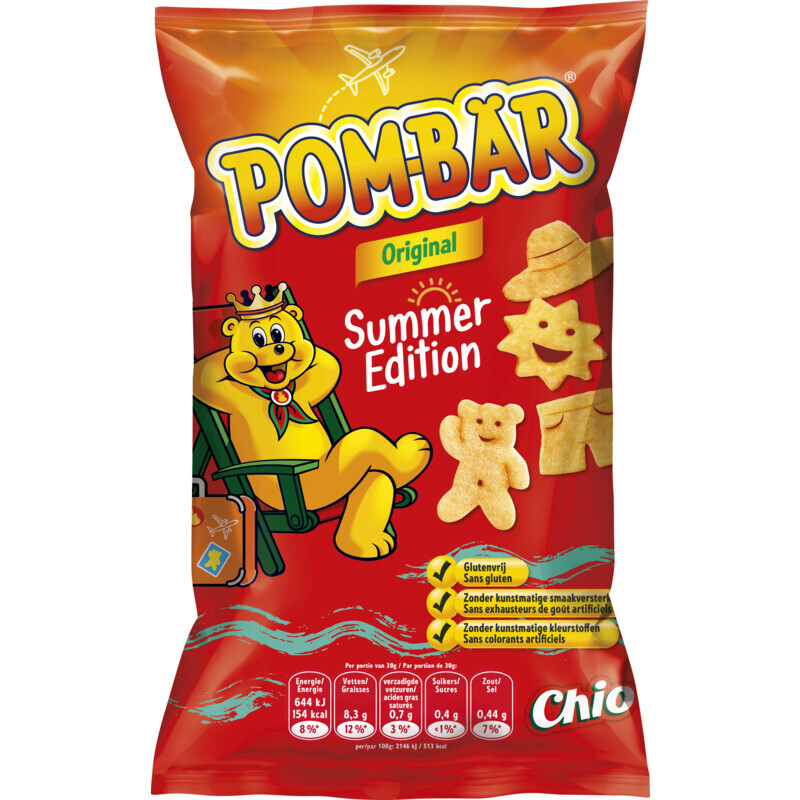 Chio pom-bär original summer edition aanbieding bij Albert Heijn