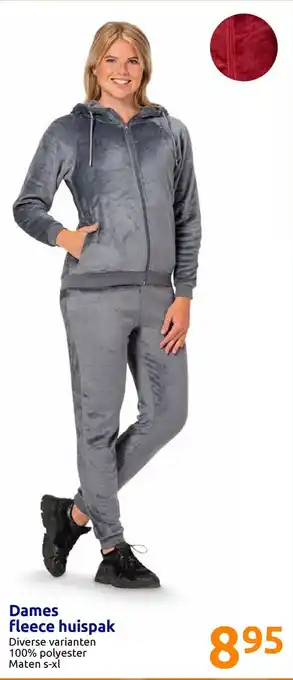 Dames fleece huispak S-XL aanbieding bij Action