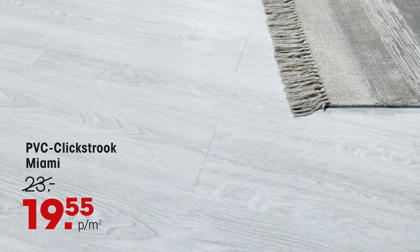 PVC-Clickstrook Miami aanbieding bij Kwantum