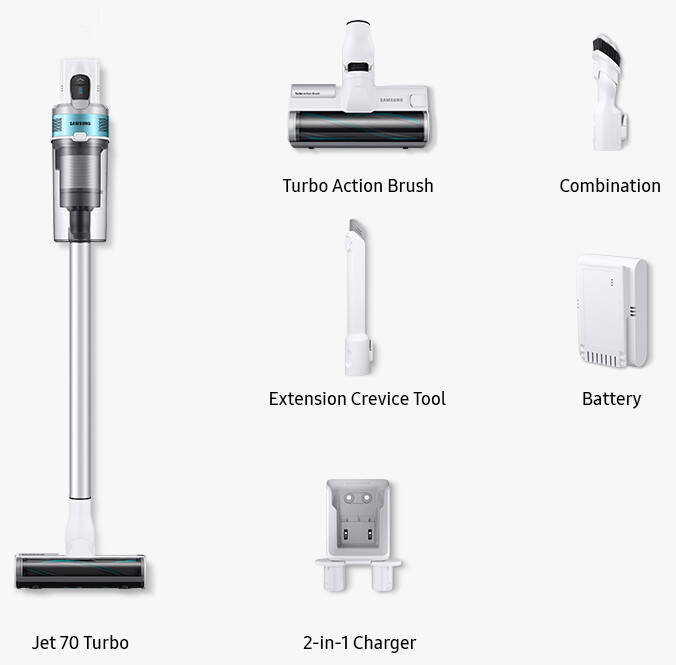 Samsung jet 70 turbo + samsung clean station aanbieding bij Coolblue
