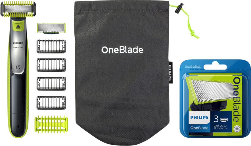 Philips oneblade qp2630/30 + 4 extra scheermesjes aanbieding bij Coolblue
