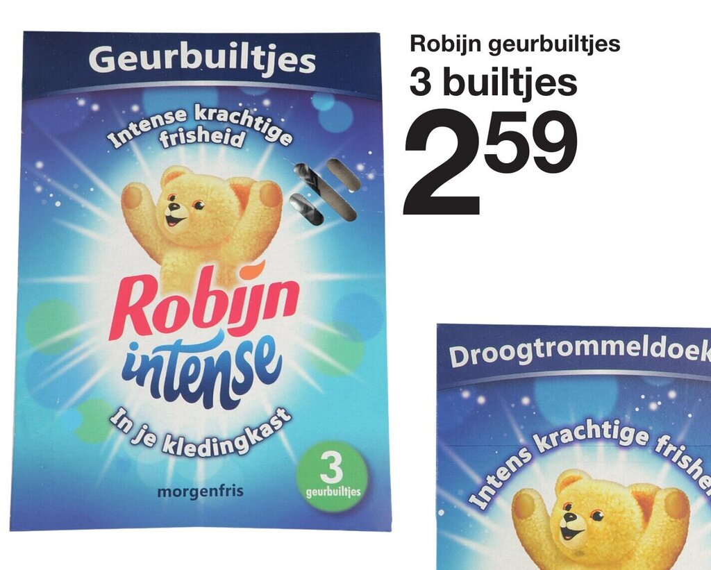 Robijn geurbuiltjes 3 builtjes aanbieding bij Zeeman