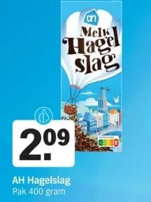 Ah hagelslag aanbieding bij Albert Heijn