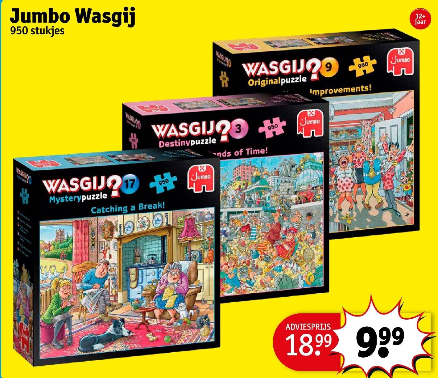 Jumbo Wasgij aanbieding bij Kruidvat