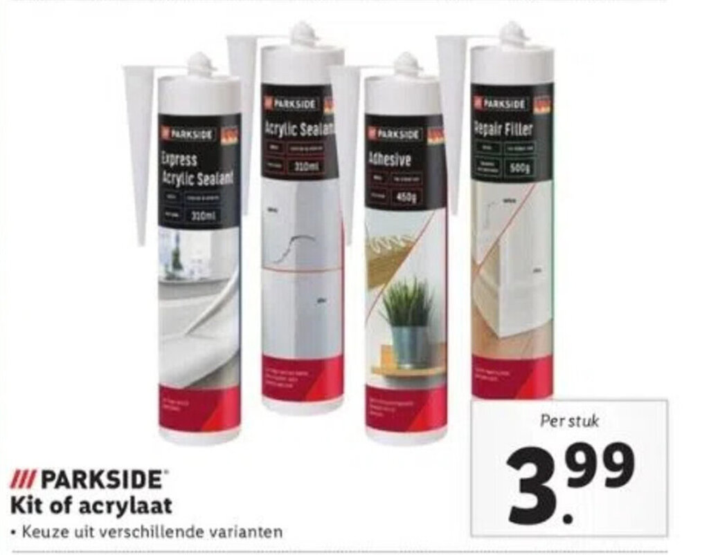 PARKSIDE Kit of acrylaat aanbieding bij Lidl