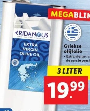 Extra virgin olive oil aanbieding bij Lidl