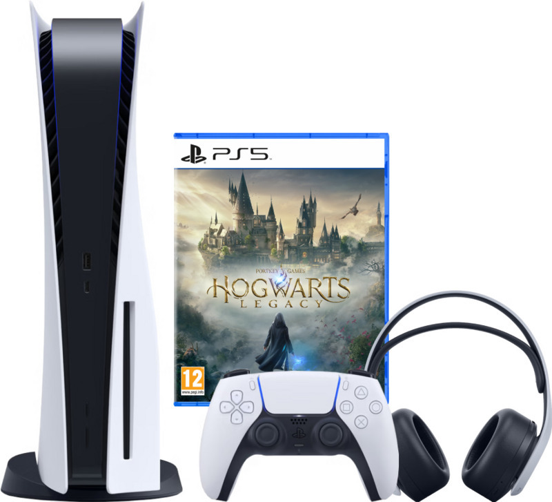 Playstation 5 Disc Edition Hogwarts Legacy 3d Pulse Gaming Headset