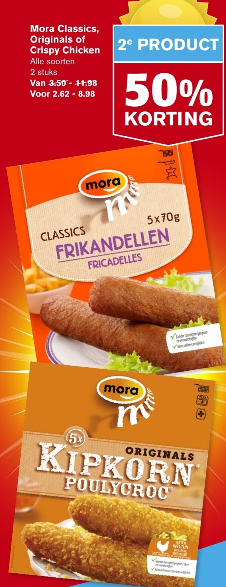 Mora Classics, Originals of Crispy Chicken Alle soorten 2 stuks ...