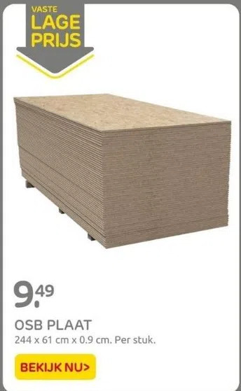 Osb plaat aanbieding bij Praxis