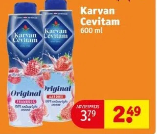 Karvan cevitam aanbieding bij Kruidvat