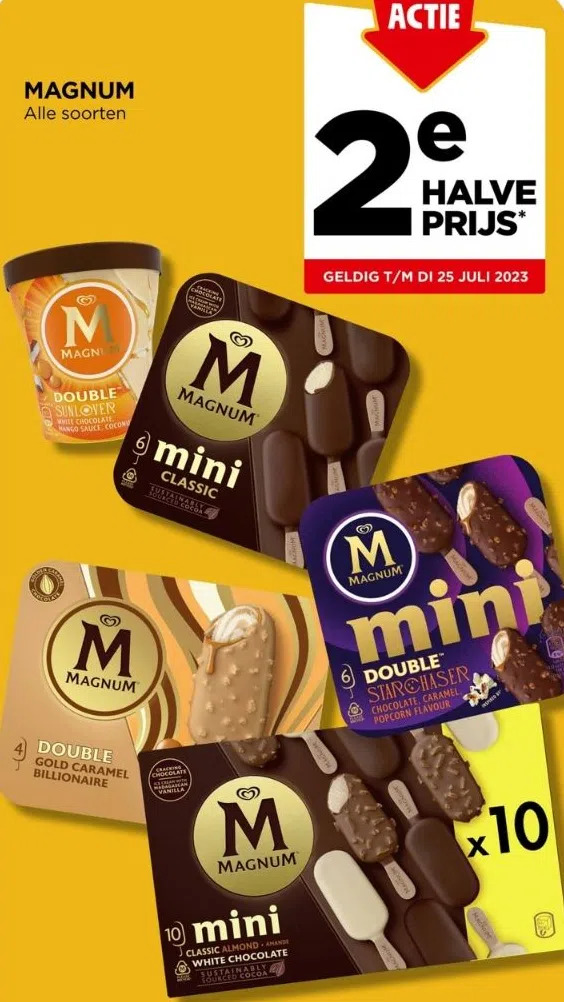 Magnum aanbieding bij Jumbo