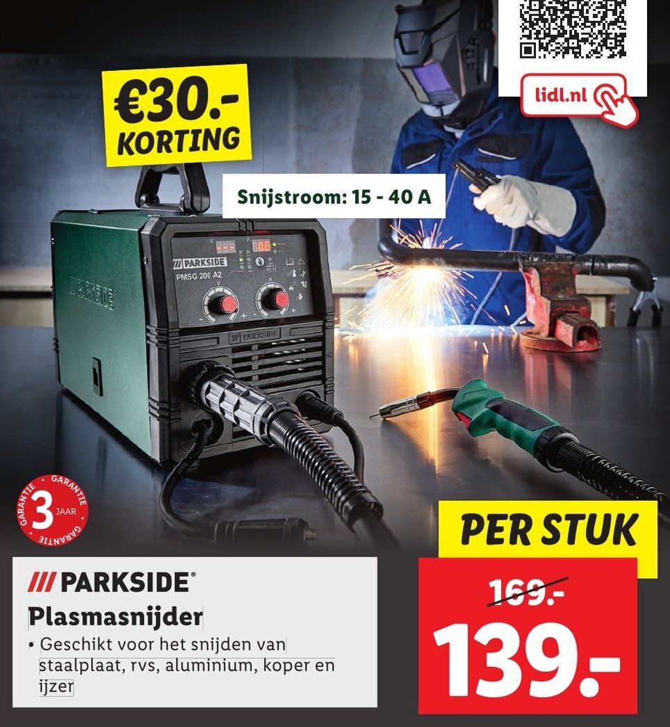 PARKSIDEⓇ Plasmasnijder aanbieding bij Lidl