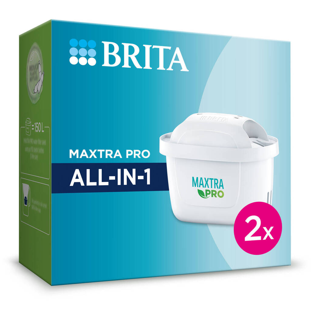 Brita filerpatronen mxpro 2-pack aanbieding bij Blokker