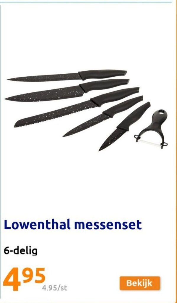 Lowenthal messenset 6-delig aanbieding bij Action
