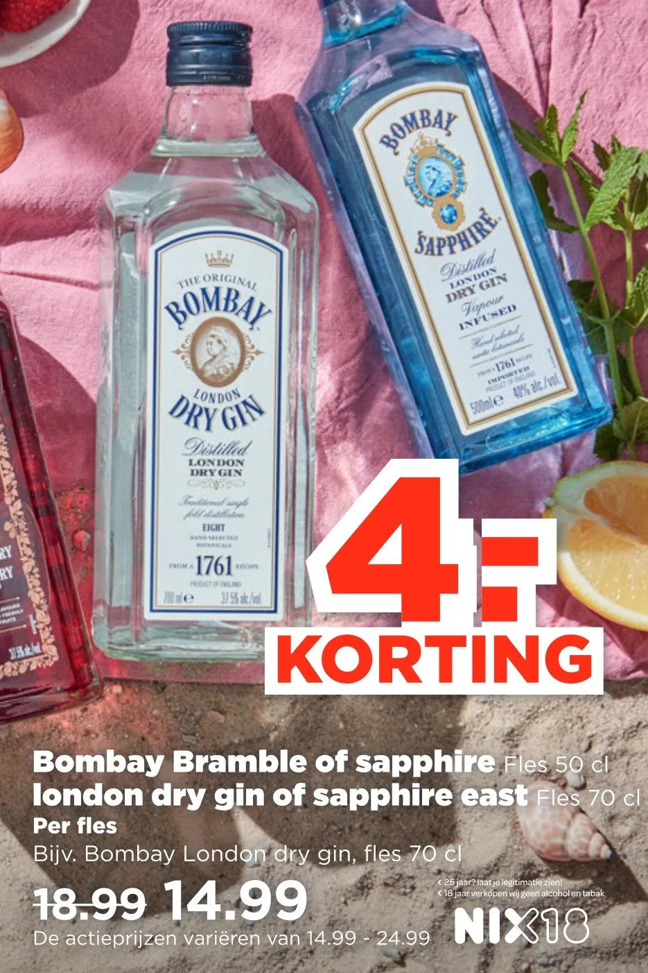 Bombay bramble of sapphire fles 50 cl london dry gin of sapphire east ...