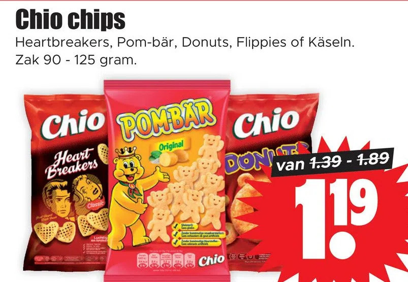 Chio chips aanbieding bij Dirk