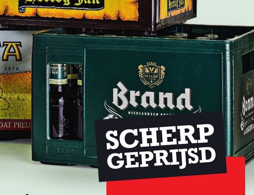 Brand Pilsener Krat 24 x 30 cl aanbieding bij De Kweker