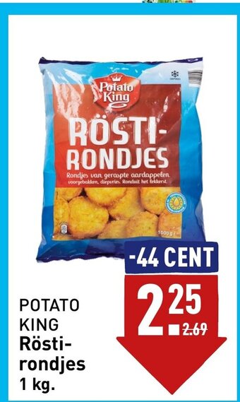 POTATO KING Rösti-rondjes 1 kg. aanbieding bij ALDI