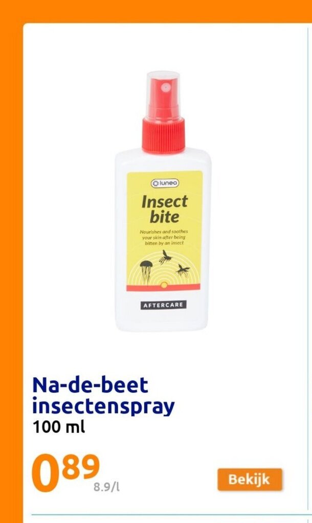Na-de-beet insectenspray 100 ml aanbieding bij Action