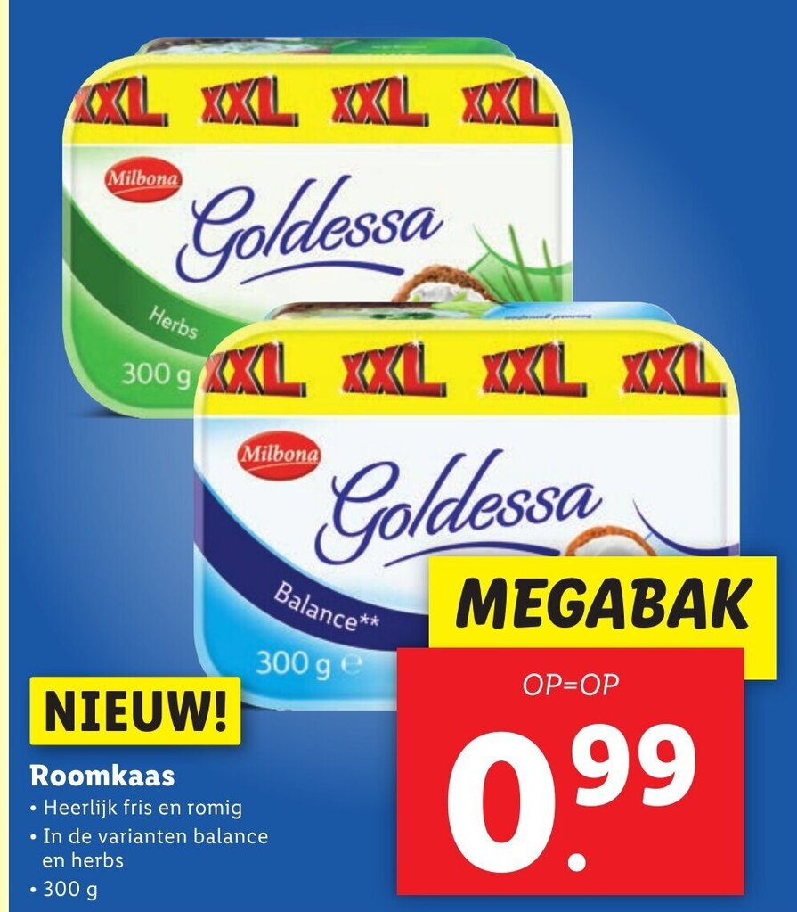 Roomkaas 300g aanbieding bij Lidl