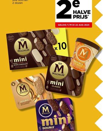 MAGNUM Alle soorten 2 dozen aanbieding bij Jumbo