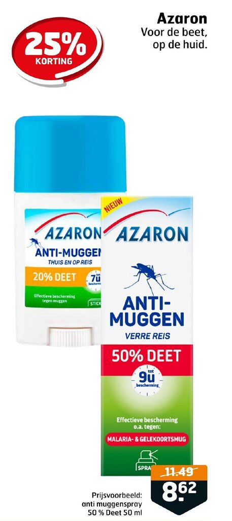 Azaron Voor de beet, op de huid. 50ml aanbieding bij Trekpleister
