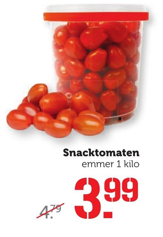Snacktomaten 1 kg aanbieding bij Coop