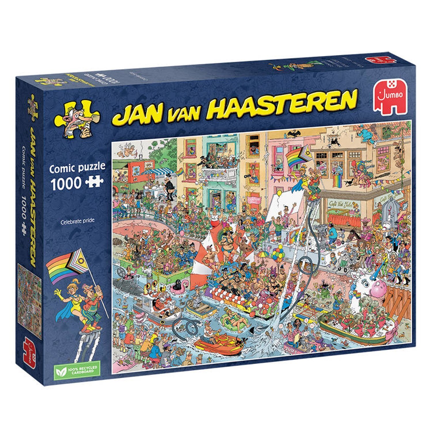 Jan van haasteren puzzel celebrate pride 1000 stukjes aanbieding bij Top1Toys