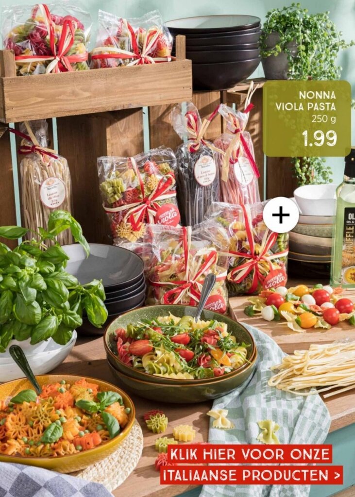 NONNA VIOLA PASTA 250 g aanbieding bij Xenos