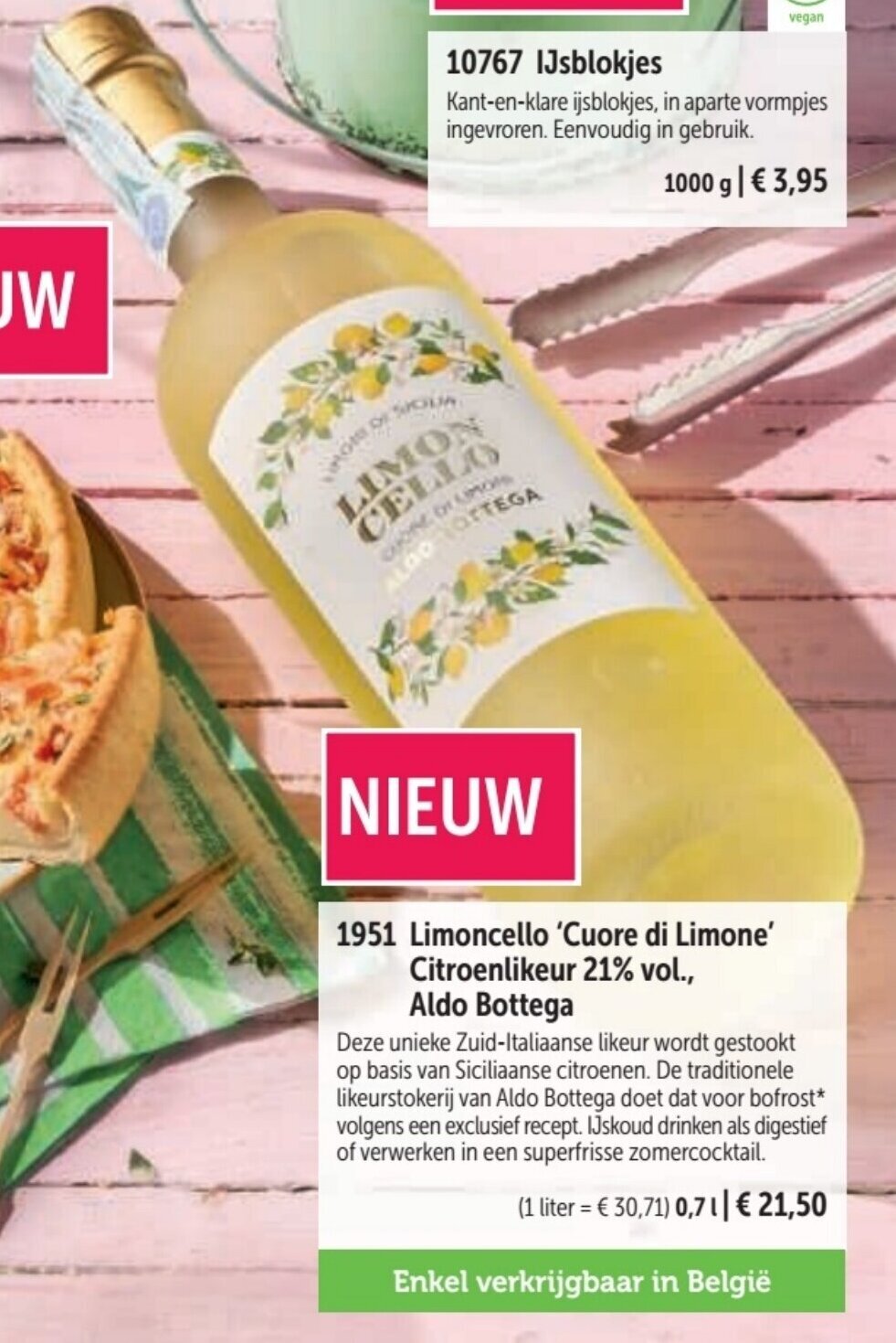 Limoncello 'Cuore di Limone' Citroenlikeur 21% vol., Aldo Bottega, 0,7 ...