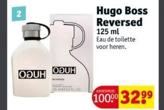 Hugo boss reversed 125 ml eau de toilette voor heren. aanbieding bij ...