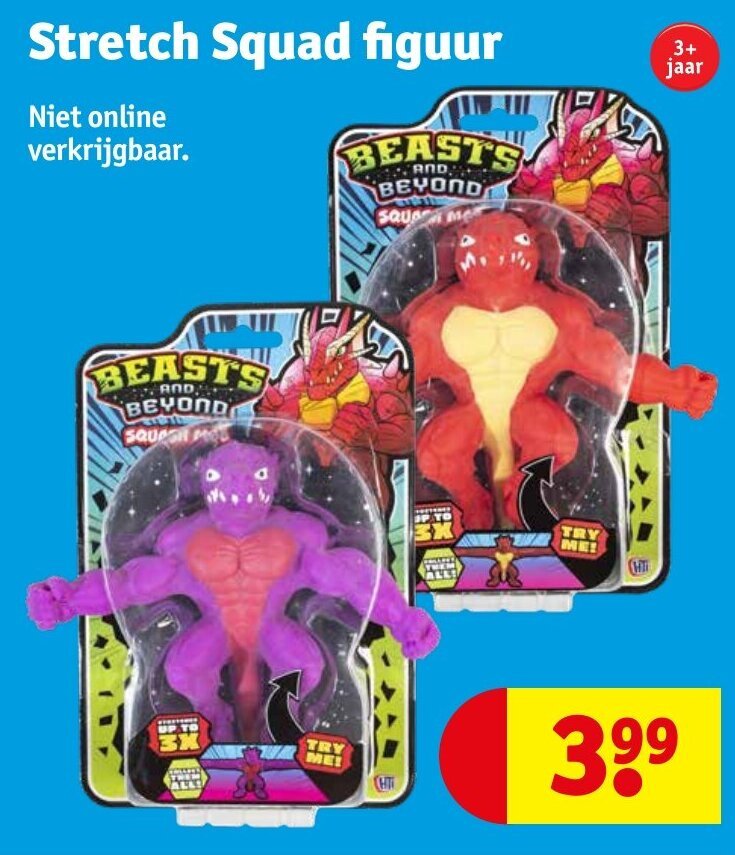 Stretch Squad figuur aanbieding bij Kruidvat