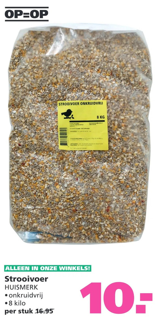 Strooivoer huismerk aanbieding bij Ranzijn