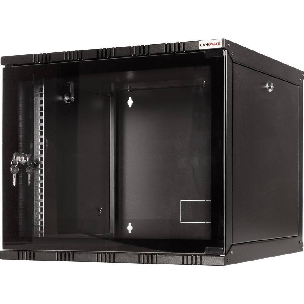 Logilink 19 wallmount soho box 9u 540*400, black, flatpack 19inch-wandkast (b x h x d) 540 x 456 ...