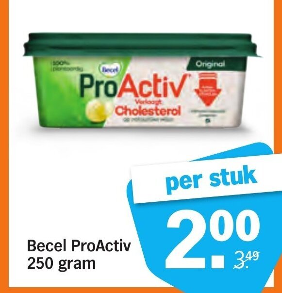 Becel ProActiv 250 gram aanbieding bij Albert Heijn