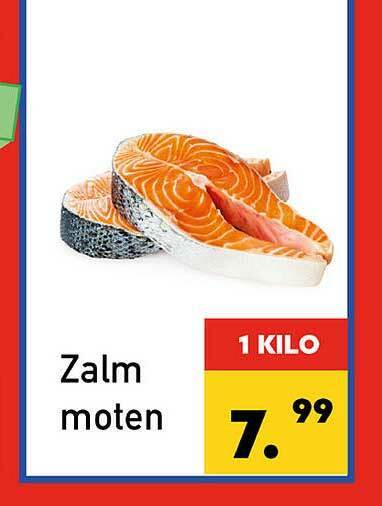 Zalm moten 1 kilo aanbieding bij Tanger Markt