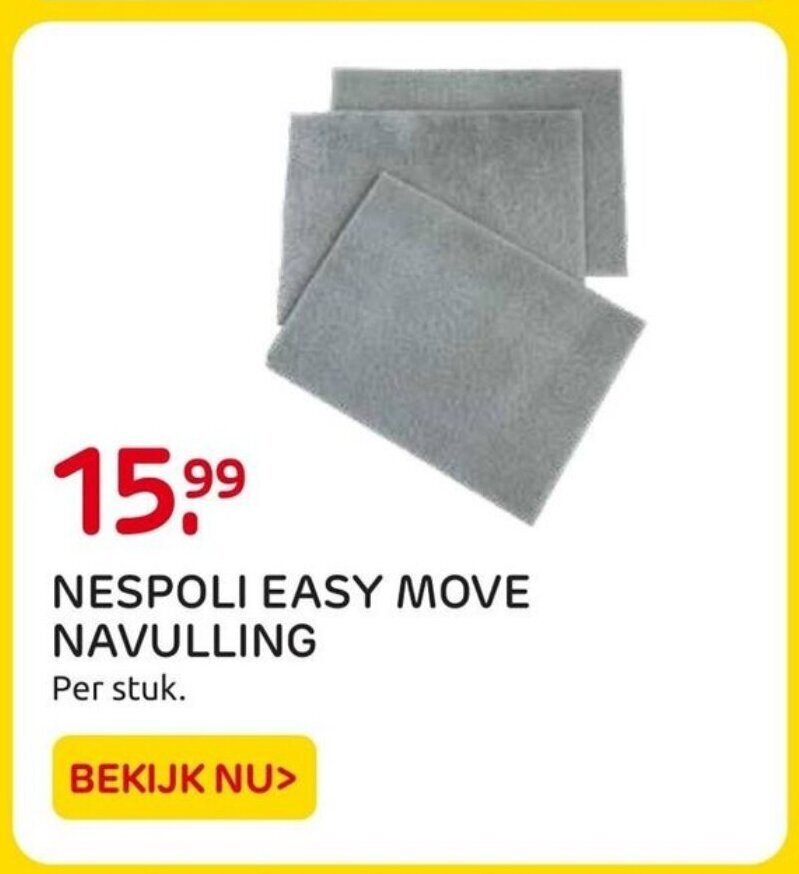 NESPOLI EASY MOVE NAVULLING aanbieding bij Praxis