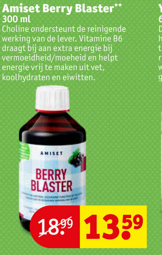 Amiset Berry Blaster 300ml aanbieding bij Kruidvat