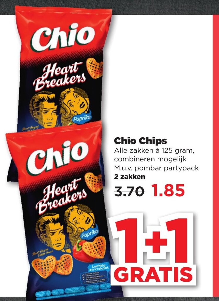 Chio Chips Alle zakken à 125 gram, combineren mogelijk M.u.v. pombar ...