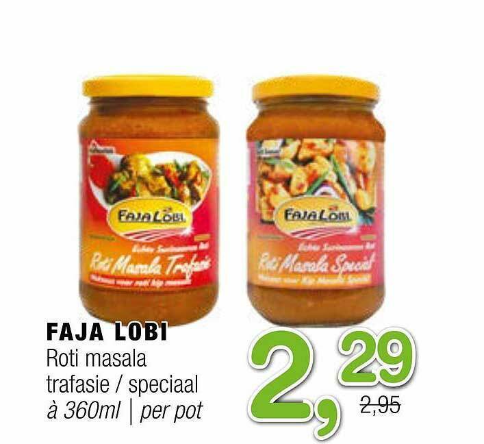 Faja Lobi Roti Masala Trafasie - Speciaal aanbieding bij Amazing Oriëntal