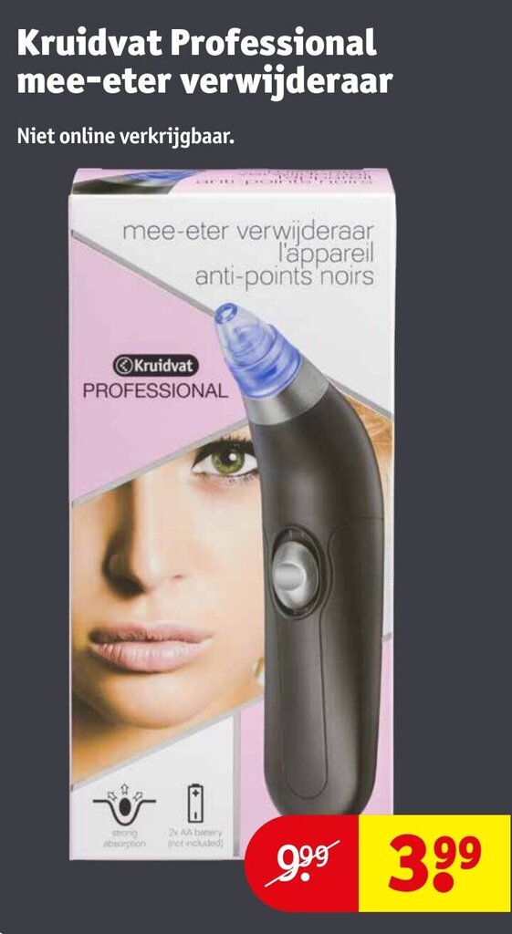 Kruidvat Professional mee-eter verwijderaar aanbieding bij Kruidvat