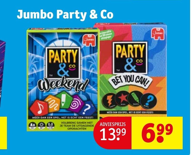 Jumbo Party & Co aanbieding bij Kruidvat