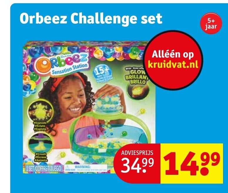 Orbeez Challenge set aanbieding bij Kruidvat
