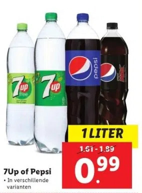 7up of pepsi aanbieding bij Lidl