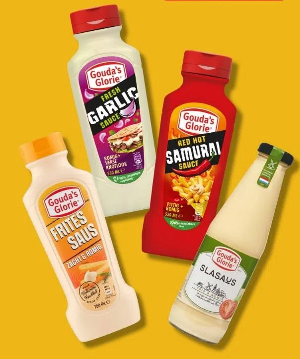 Gouda's glorie saus of slasaus aanbieding bij Jumbo