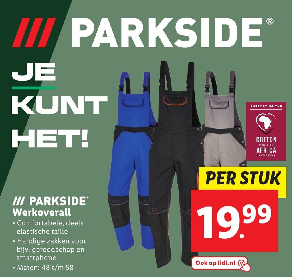 PARKSIDEⓇ Werkoverall aanbieding bij Lidl