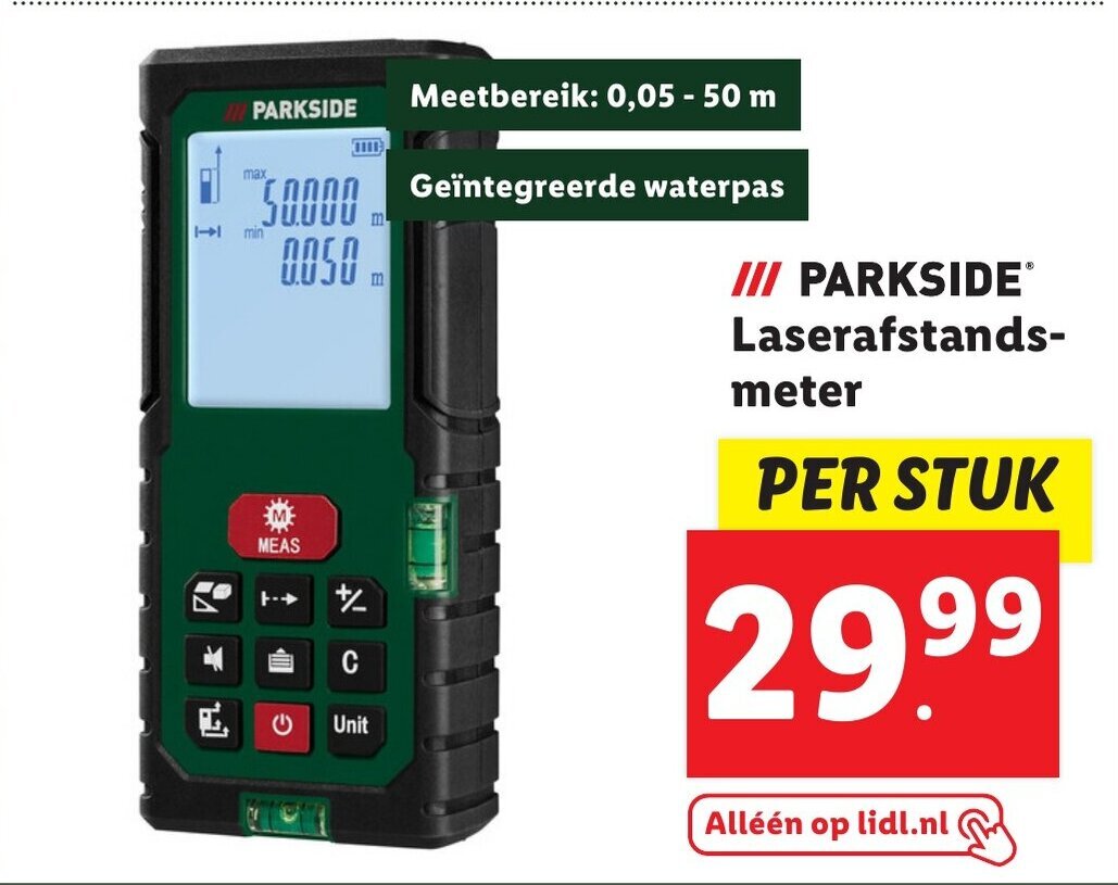 PARKSIDE Laserafstands- meter aanbieding bij Lidl