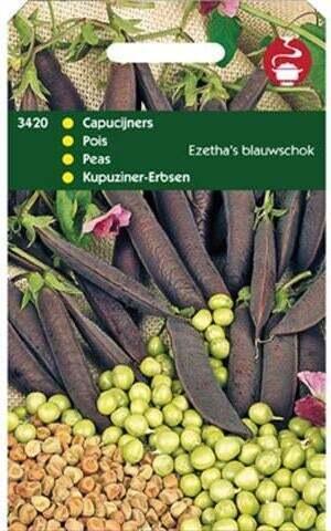 Groentezaad capucijner blauwschokker (pisum sativum 'ezetha ...